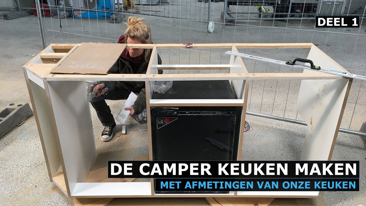 Camper Keuken Maken Deel 1 - Alle afmetingen van de camper keuken - YouTube