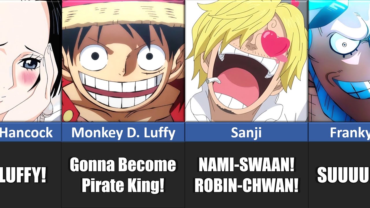 Favorite Phrases of One Piece Characters - YouTube