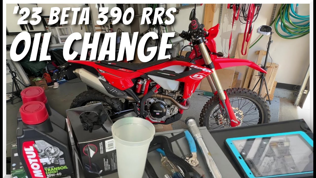 #MTBPlanB DIY oil change 2023 Beta 390 RR-S - YouTube