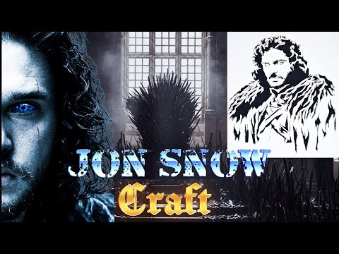 wooden craft: Making a jon snow frame❄️
