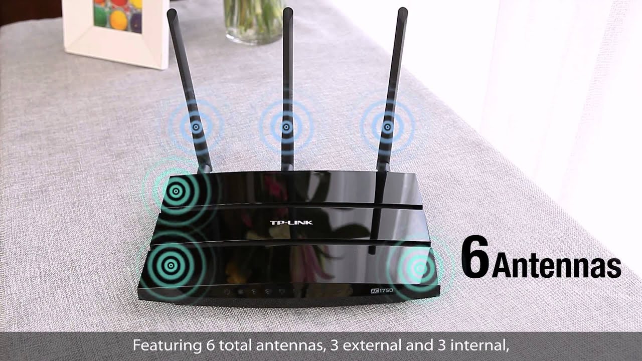 TP LINK AC1750 Wireless Dual Band Gigabit Router Archer C7 - YouTube