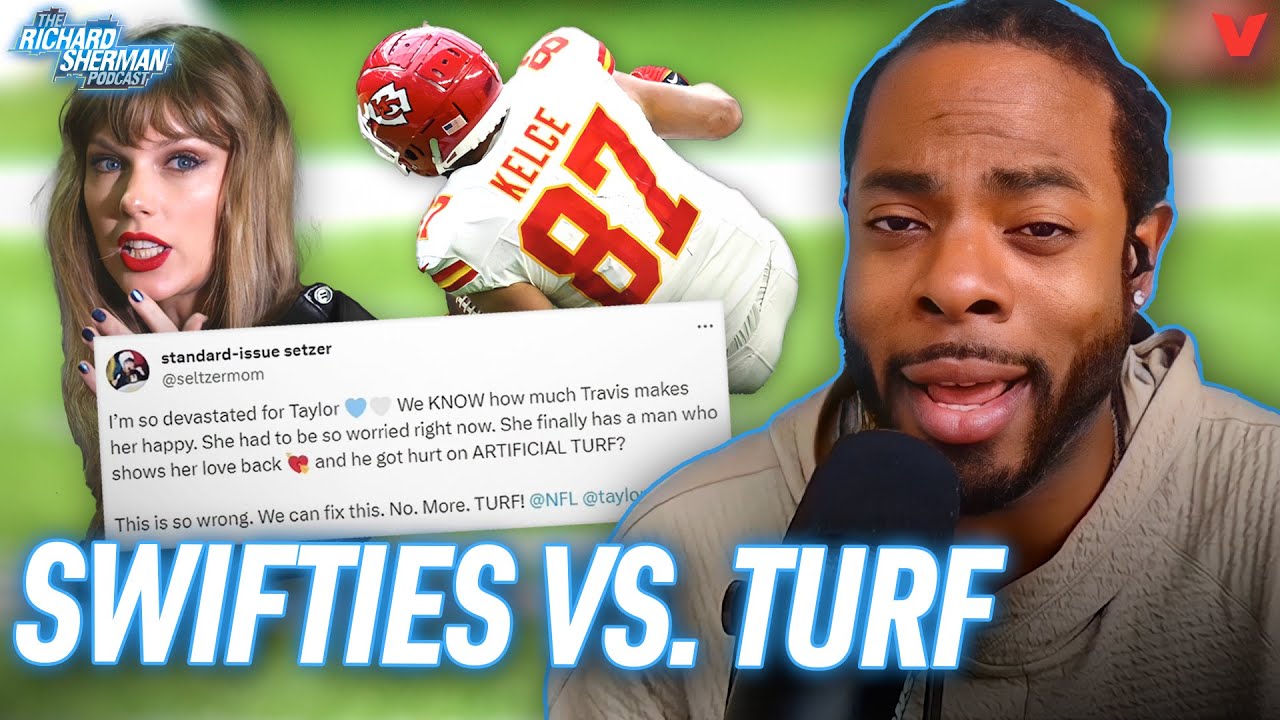 How Taylor Swift can help NFL ban turf after Travis Kelce's injury vs ...