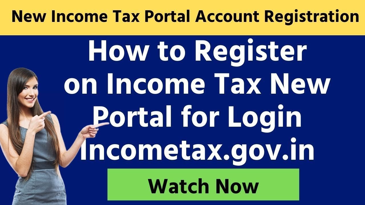 How to register new income tax e filing portal 2023 | New e filing ...