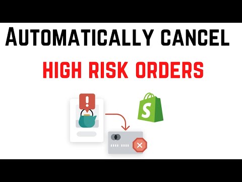 How to Automatically Cancel High Risk Orders on Shopify - YouTube