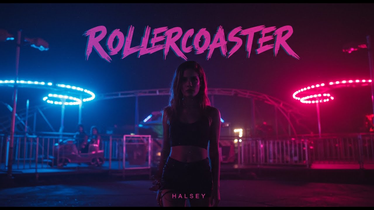🎢 Rollercoaster – Lyric Video | Emotional Pop-Rock Love Song (Halsey ...