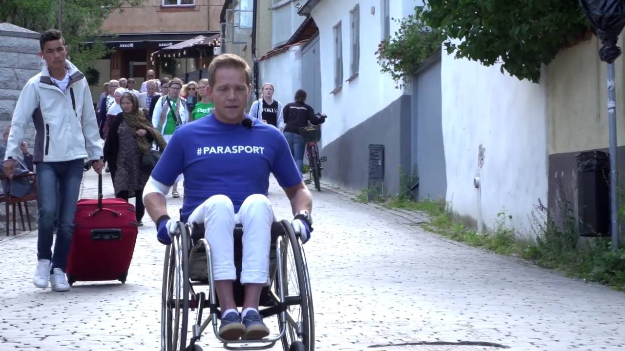 Peter Ojala undersöker tillgängligheten under Almedalsveckan 2016 ...