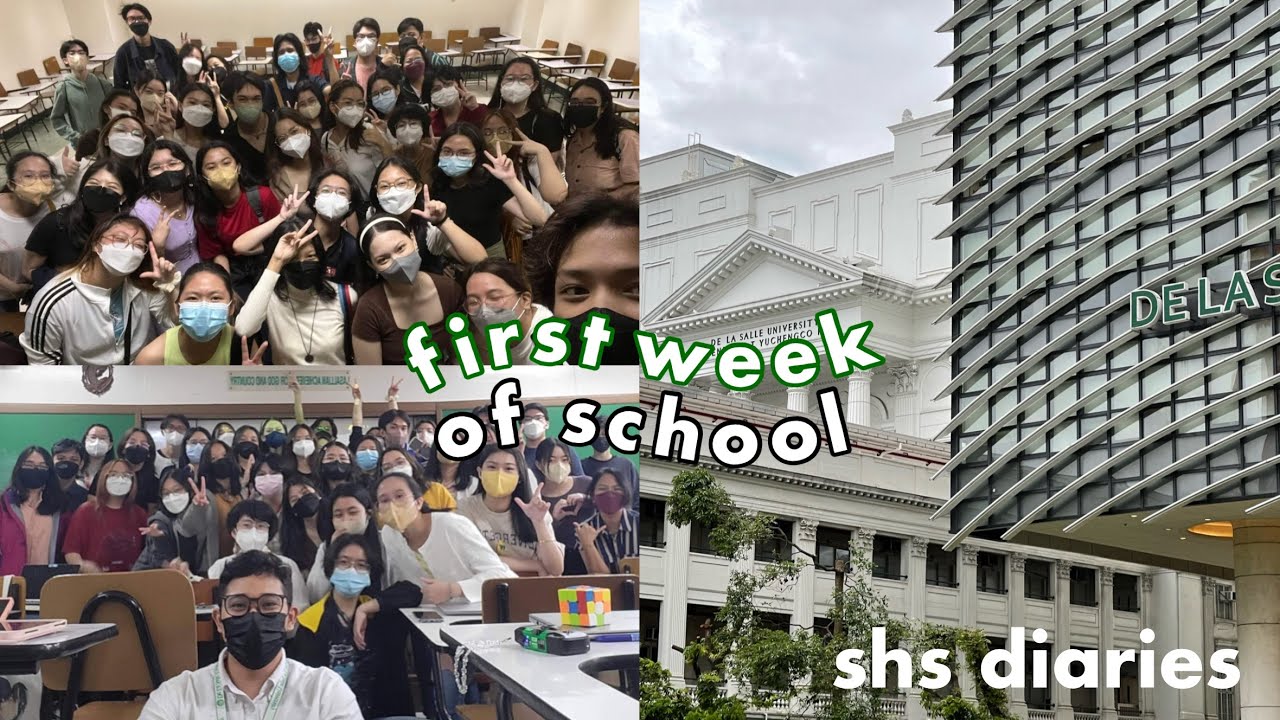 shs diaries 🏹 — first week of school in DLSU, exploring the campus ...