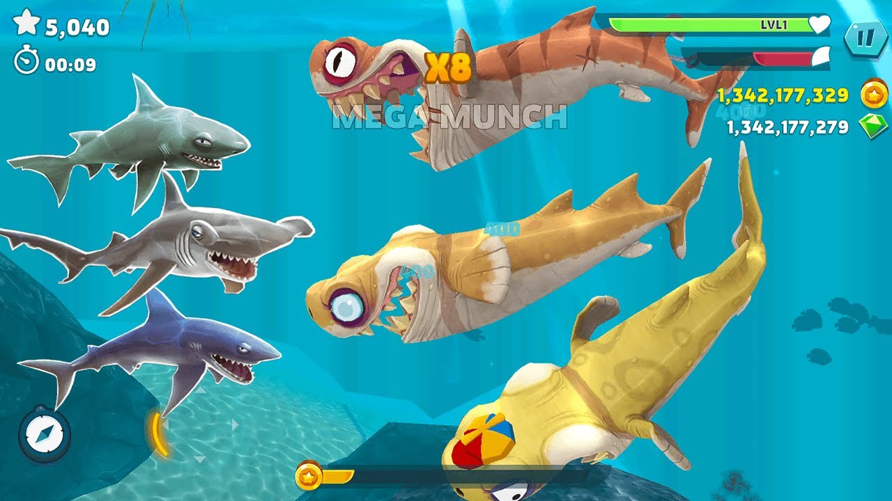 Shark Attack Defending the Reef with Fin, Finn N Finny Shark - All 27 ...