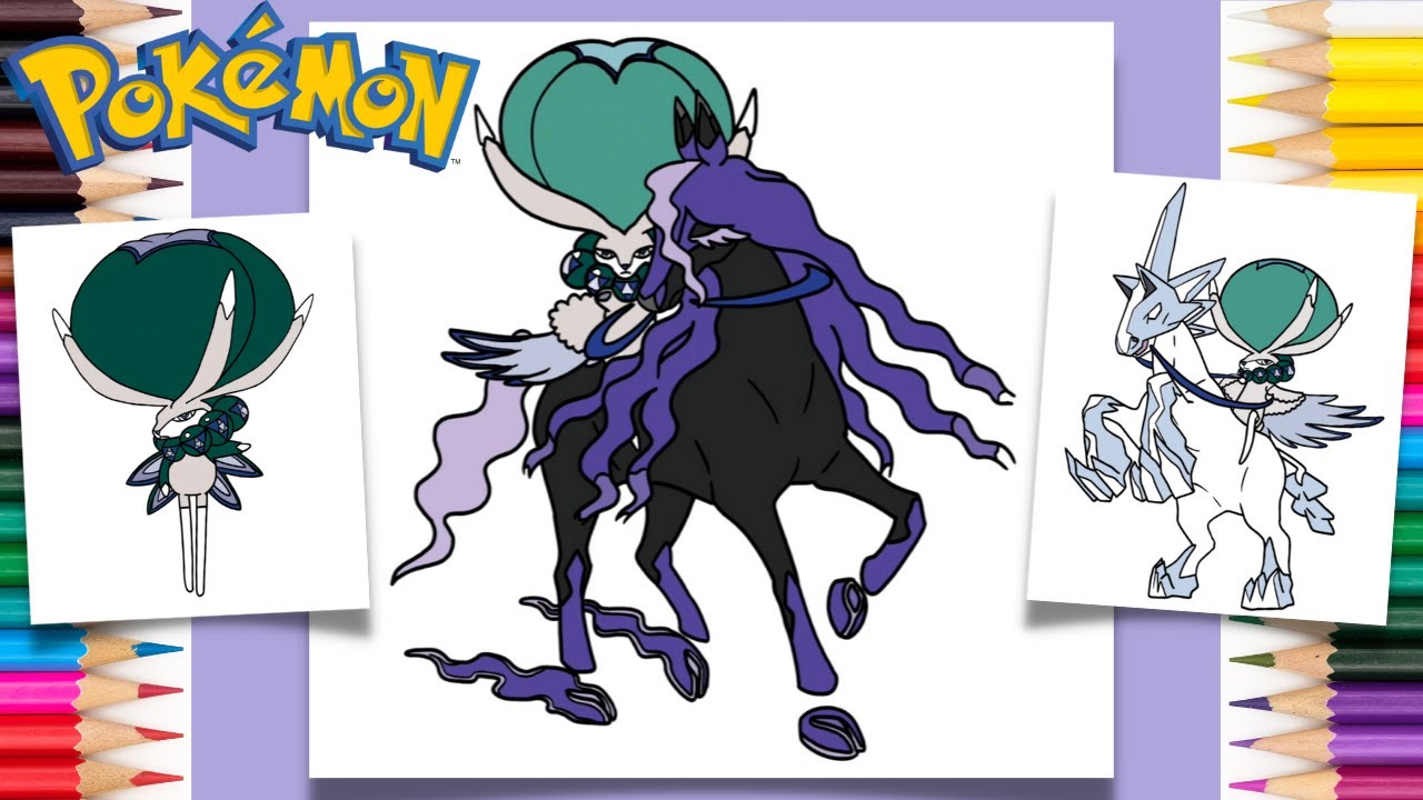 Coloring Calyrex - Pokémon Coloring Pages | Labolina Coloring TV - YouTube