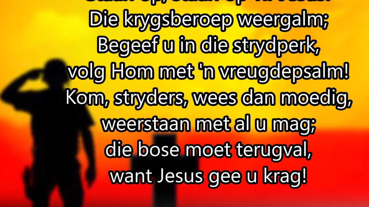 Staan op, staan op vir Jesus - YouTube