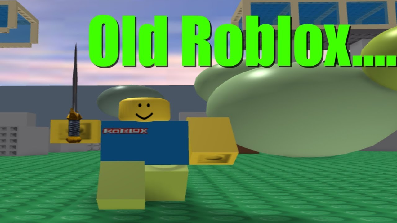 Playing some really old roblox games.... - YouTube