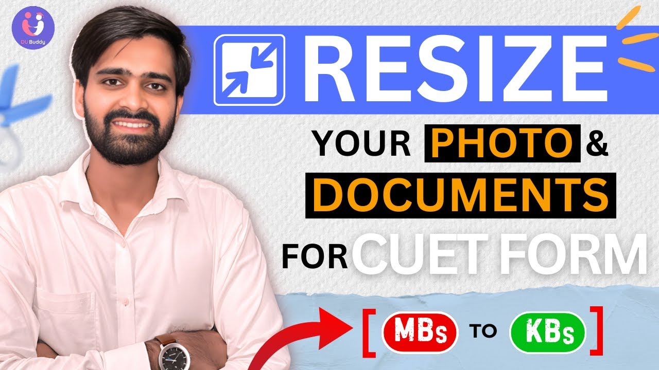 How to RESIZE your Photo, Signature & Certificates in One CLICK for ...