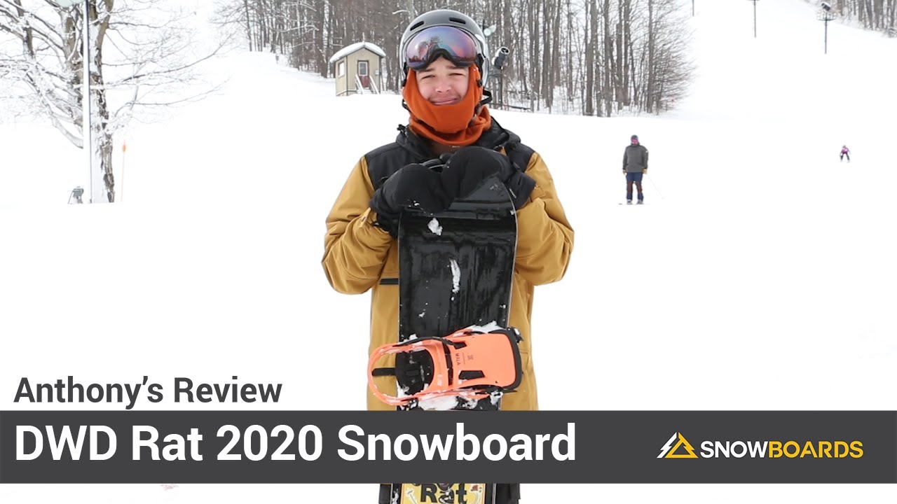 Anthony's Review-DWD Rat Snowboard 2020-Snowboards.com - YouTube