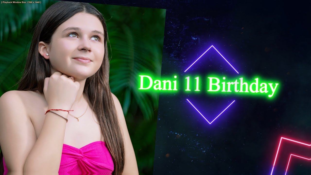Glow in the Dark - Dani 11th Birthday Party at Duni's Farm) - YouTube