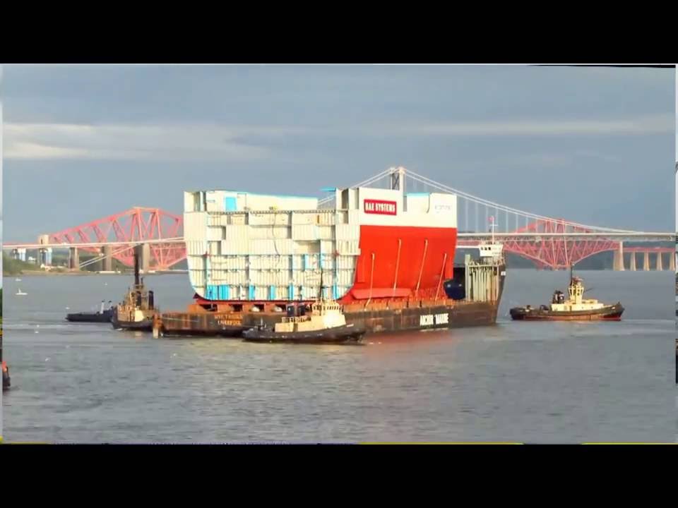QEC Aircraft Carrier Transportation Project - YouTube