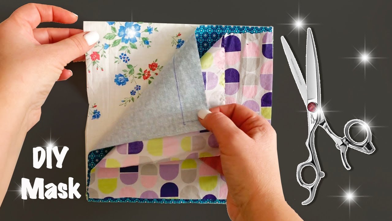 Mask recycling - 3-layer Face Mask - Sewing Tutorial - YouTube
