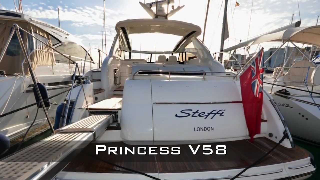 Pre-owned 2002/03 Princess V58 SOLD - YouTube