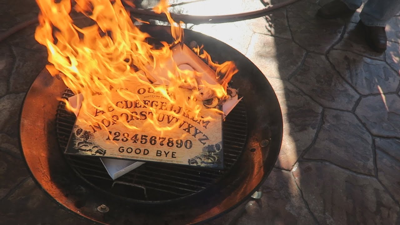 BURNING THE OUIJA BOARD!! | FaZe Rug - YouTube