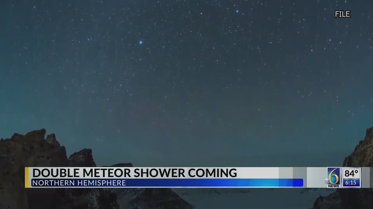 Double meteor shower coming - YouTube