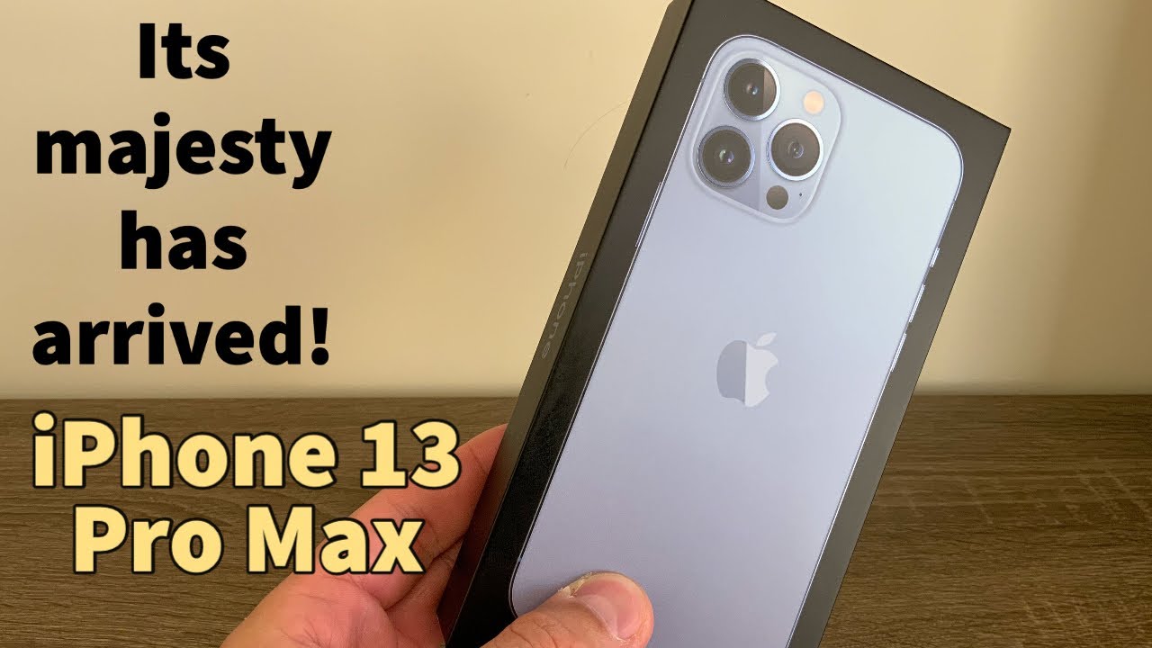 iPhone 13 Pro Max has finally arrived! With an empty box as always ...
