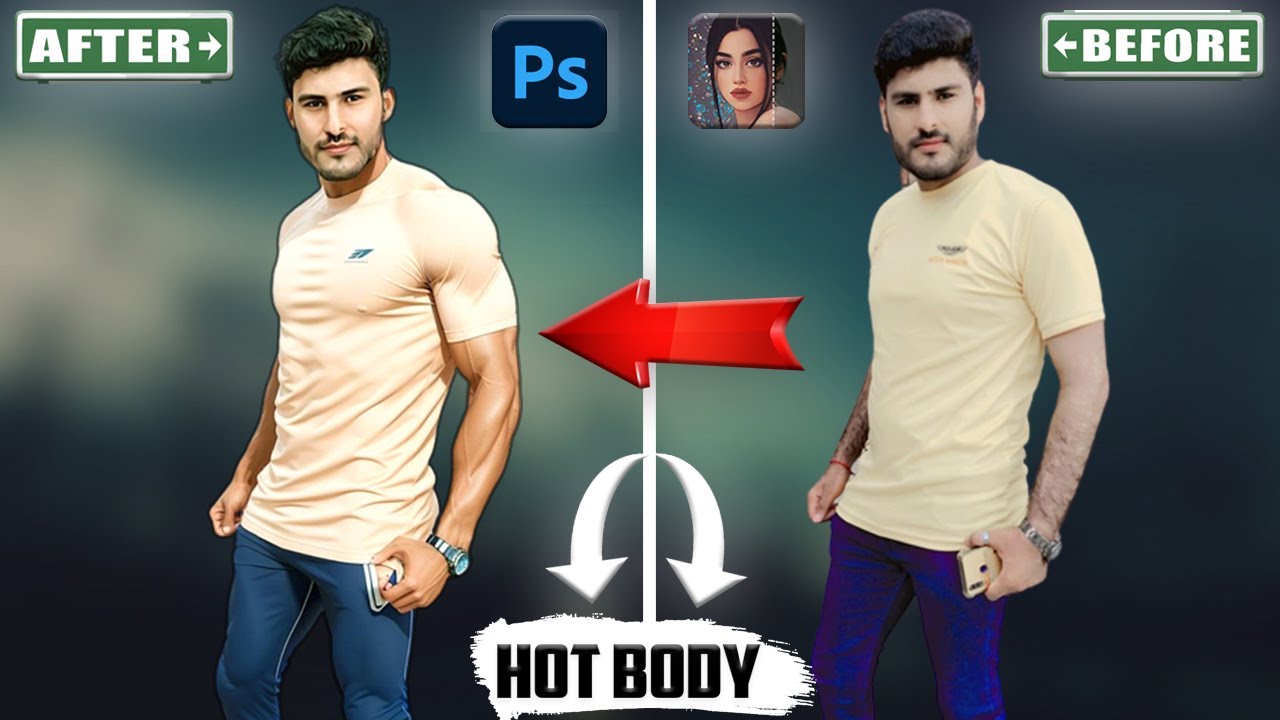 How To Make Hot Body Image in Adobe Photoshop Or Toonme | how to remove ...