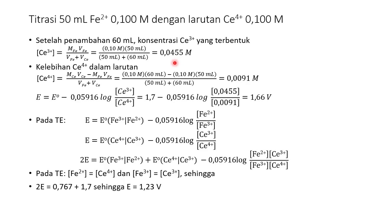 Kuliah 13 Titrasi : Titrasi Redoks - YouTube