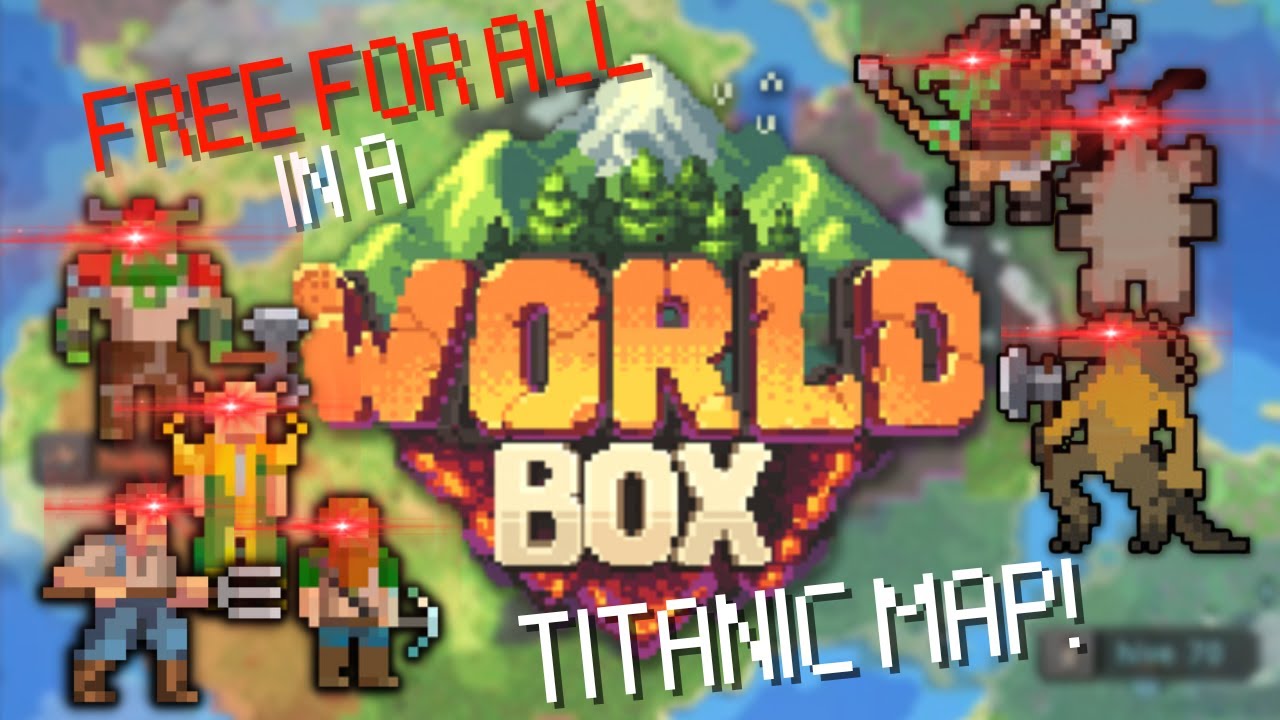 The 7 Races Battle it out in a TITANIC Map! (No Commentary) - Worldbox ...