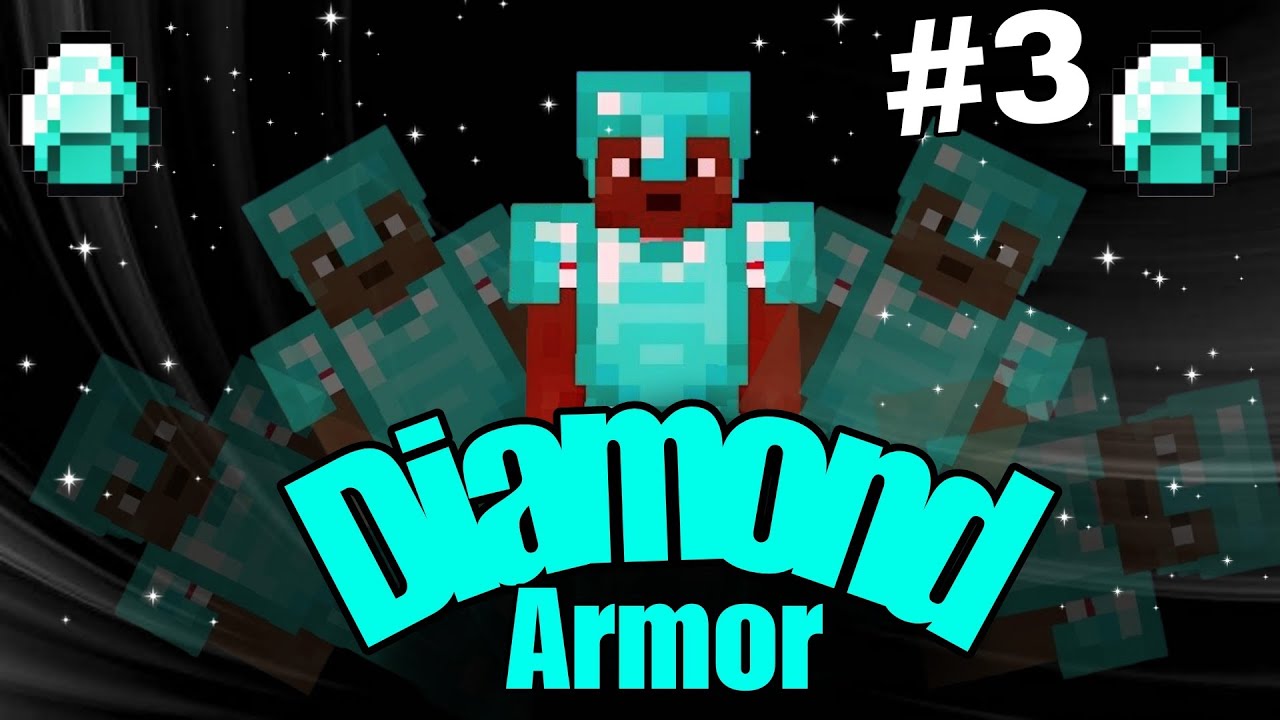 Crafting Diamond Armor - Minecraft - YouTube