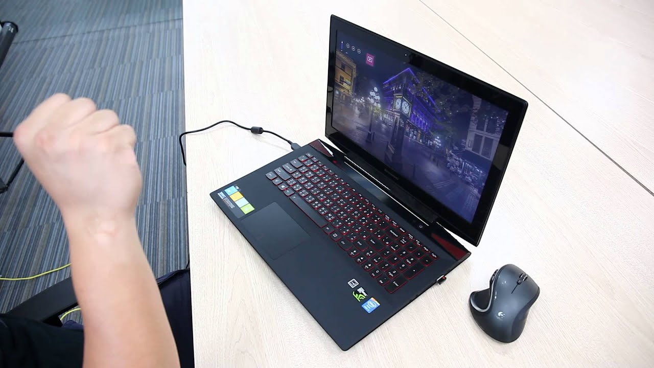 Mobile01 Lenovo Y50-70 Motion Control 影音播放操作 - YouTube