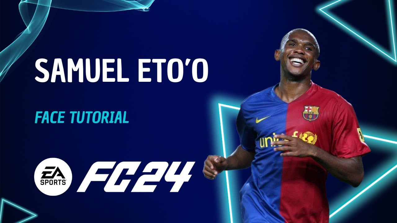 EA FC24 Player Creation Guide: SAMUEL ETO'O Lookalike Face Tutorial ...