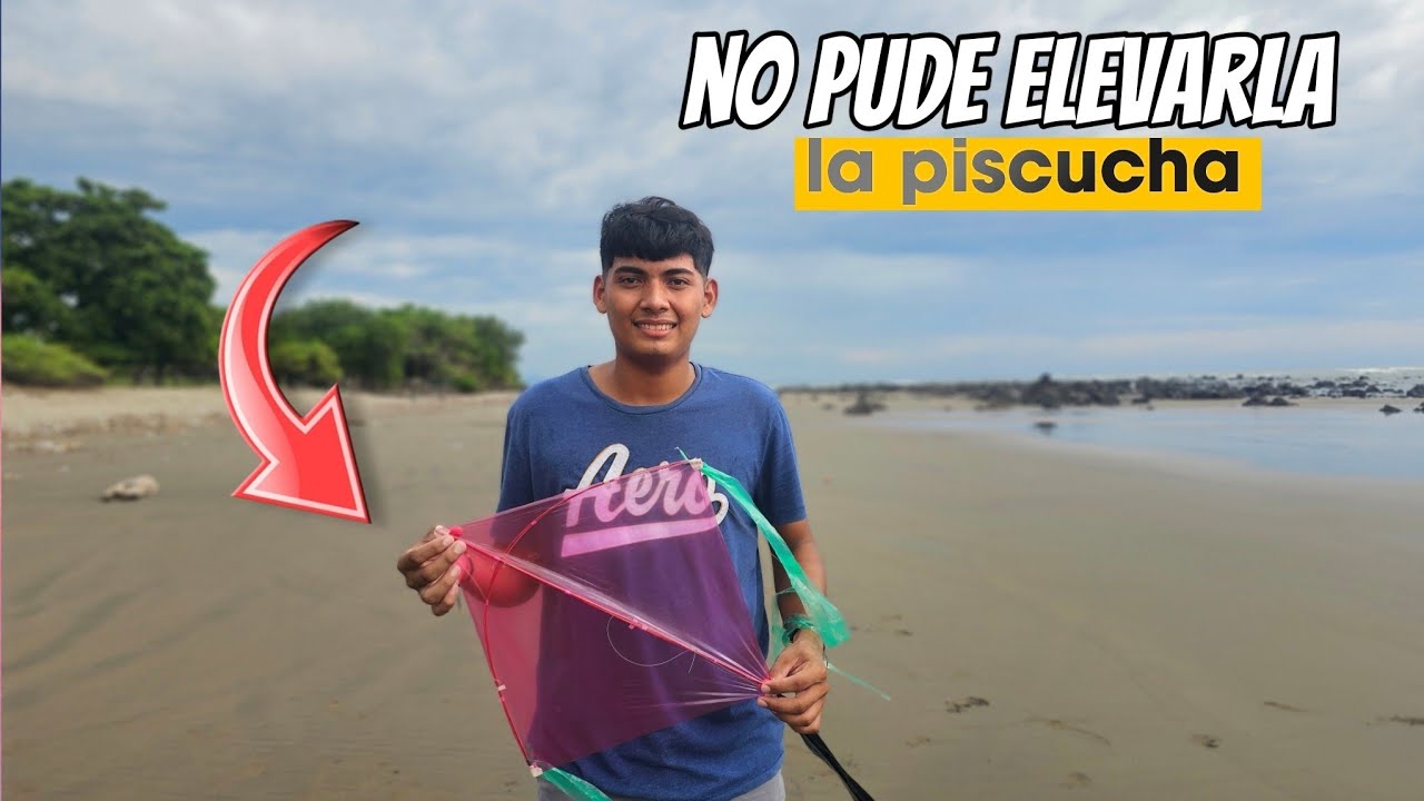NO PUDE ELEVAR LA PISCUCHA 😱 UN DIA ELEVANDO PISCUCHA EN LA PLAYA - YouTube