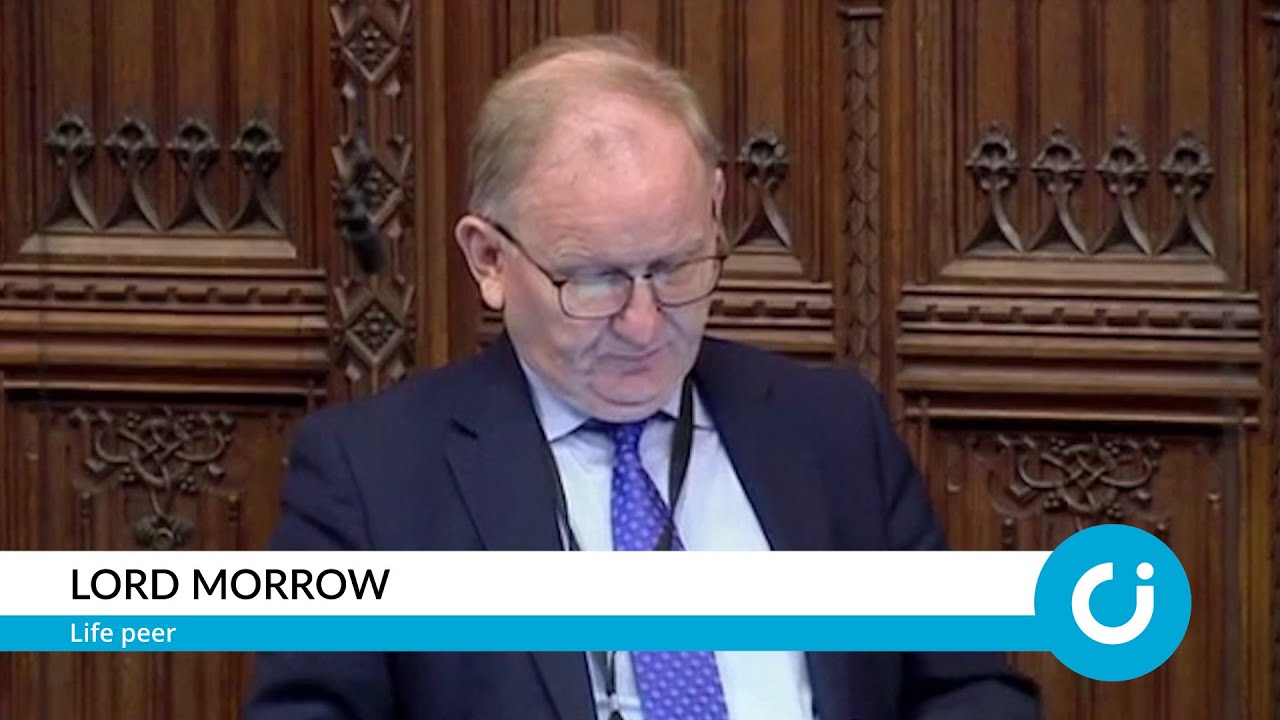 Lord Morrow defends the unborn from NI abortion ultimatum - YouTube