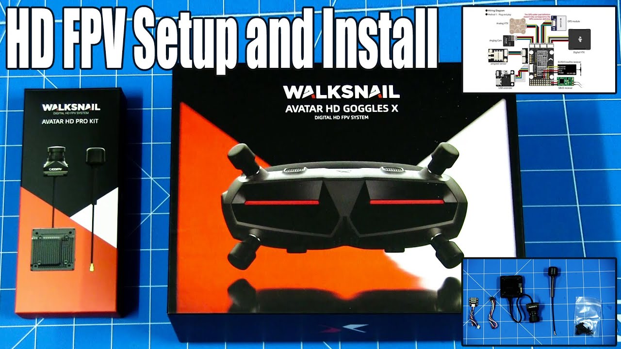 Walksnail Avatar HD Pro - HD FPV Setup and Install - Convert from ...