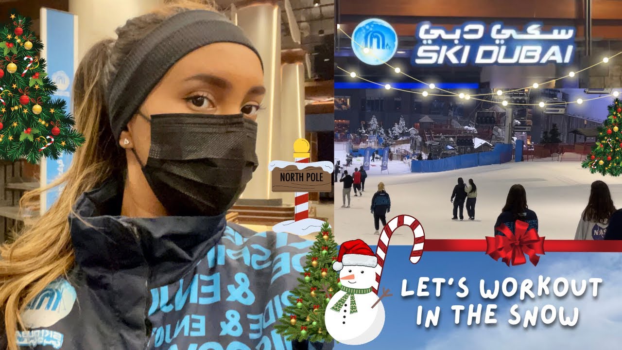 Doing a 1 hour HIIT workout in the snow! ️🥶 | Ski Dubai x F45 Fitness | VLOG - YouTube