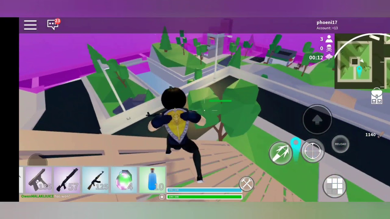 I played roblox forinte and aresul - YouTube