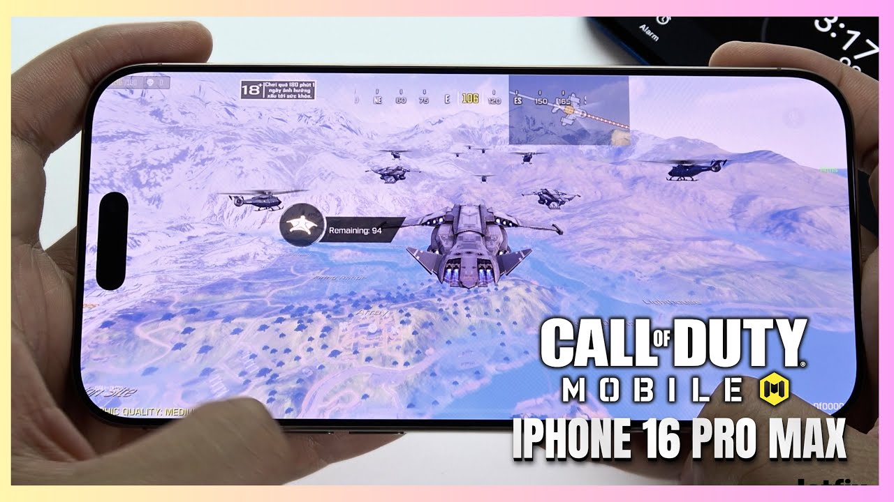 iPhone 16 Pro Max Call of Duty Mobile Gaming test CODM | Apple A18 Pro ...