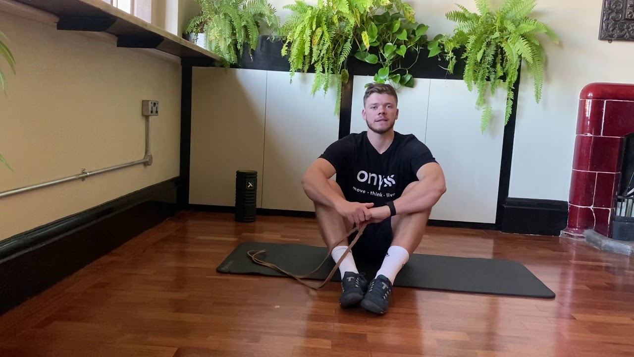 Seated Banded Y Raises - YouTube