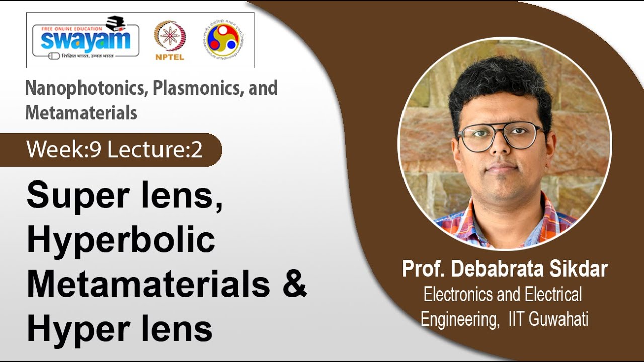 Lec 26: Super lens, Hyperbolic Metamaterials & Hyper lens - YouTube