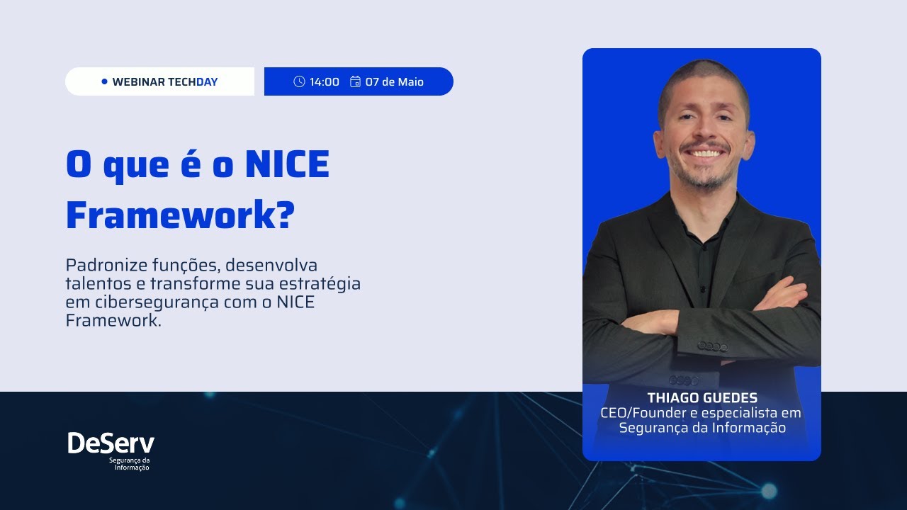Techday #12 – O que é o NICE Framework? - YouTube