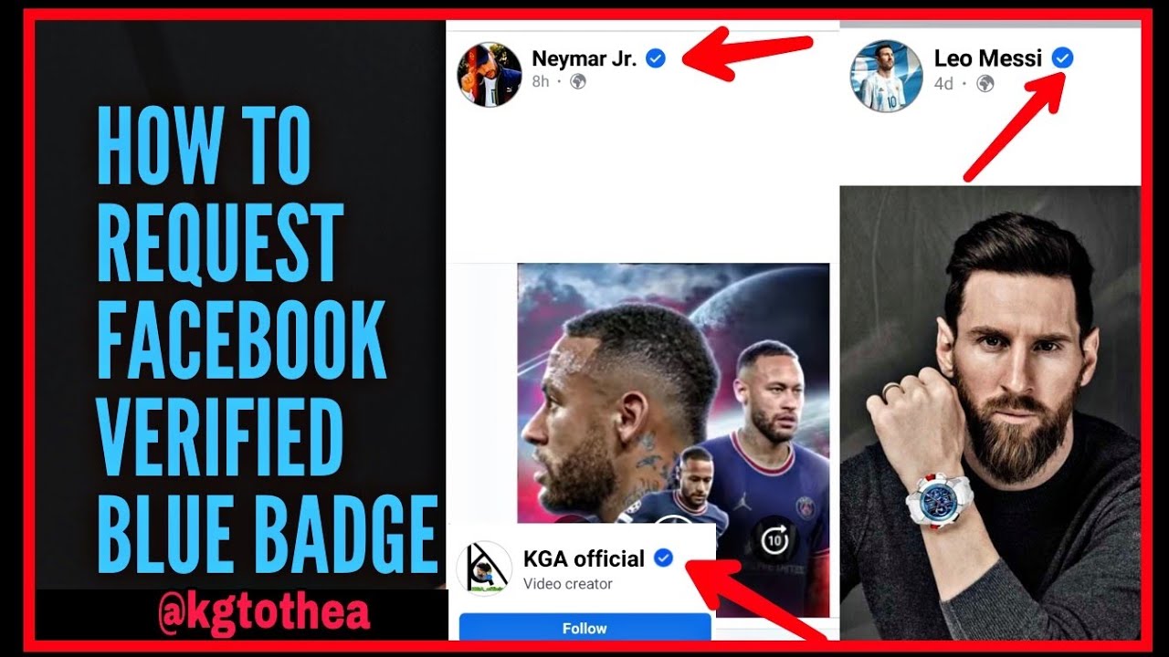 How To Request Facebook Verified Blue Badge - YouTube