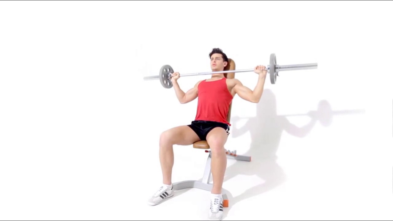 Seated Front Presses - YouTube