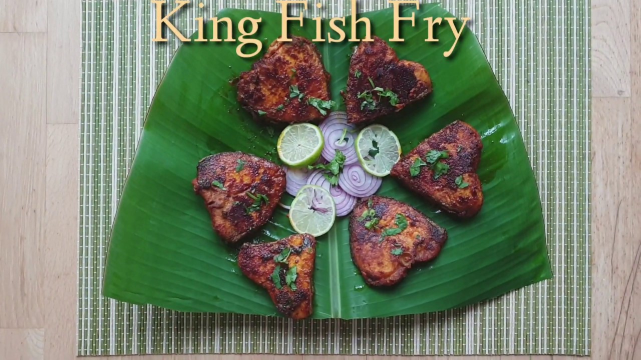 King Fish Fry Recipe | Vanjaram Fish Fry| Seer Fish Fry | Fish Fry ...