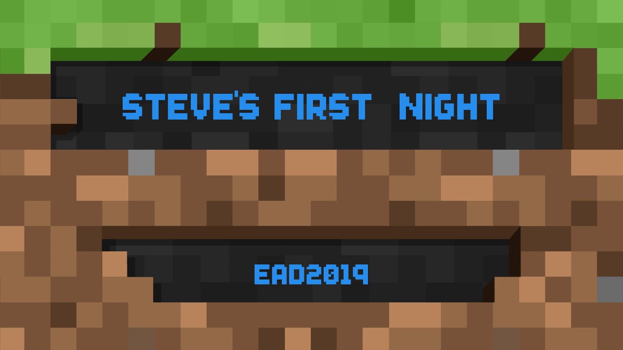 Steve's first night in Minecraft - YouTube