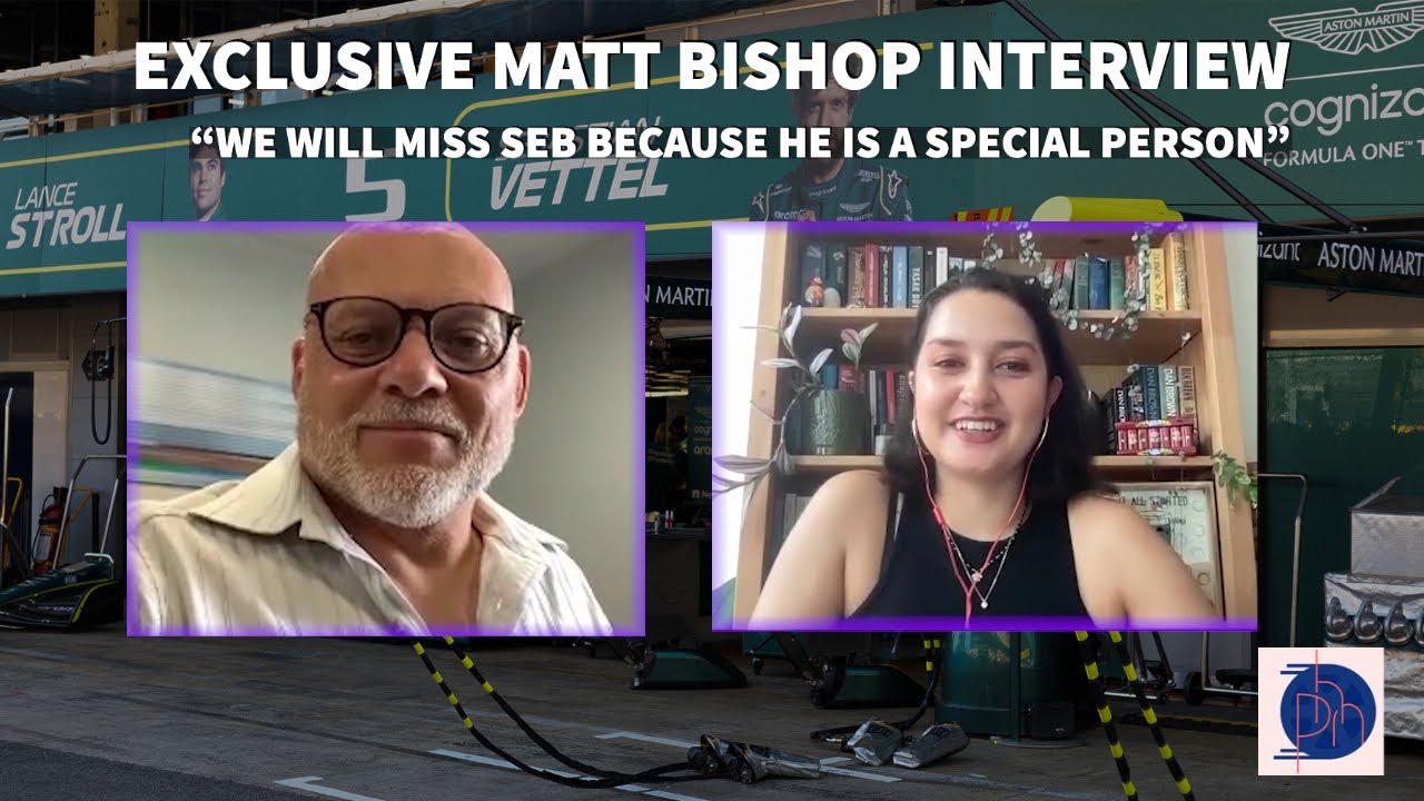 Exclusive Interview with Matt Bishop before Belgian GP // Aston Martin ...