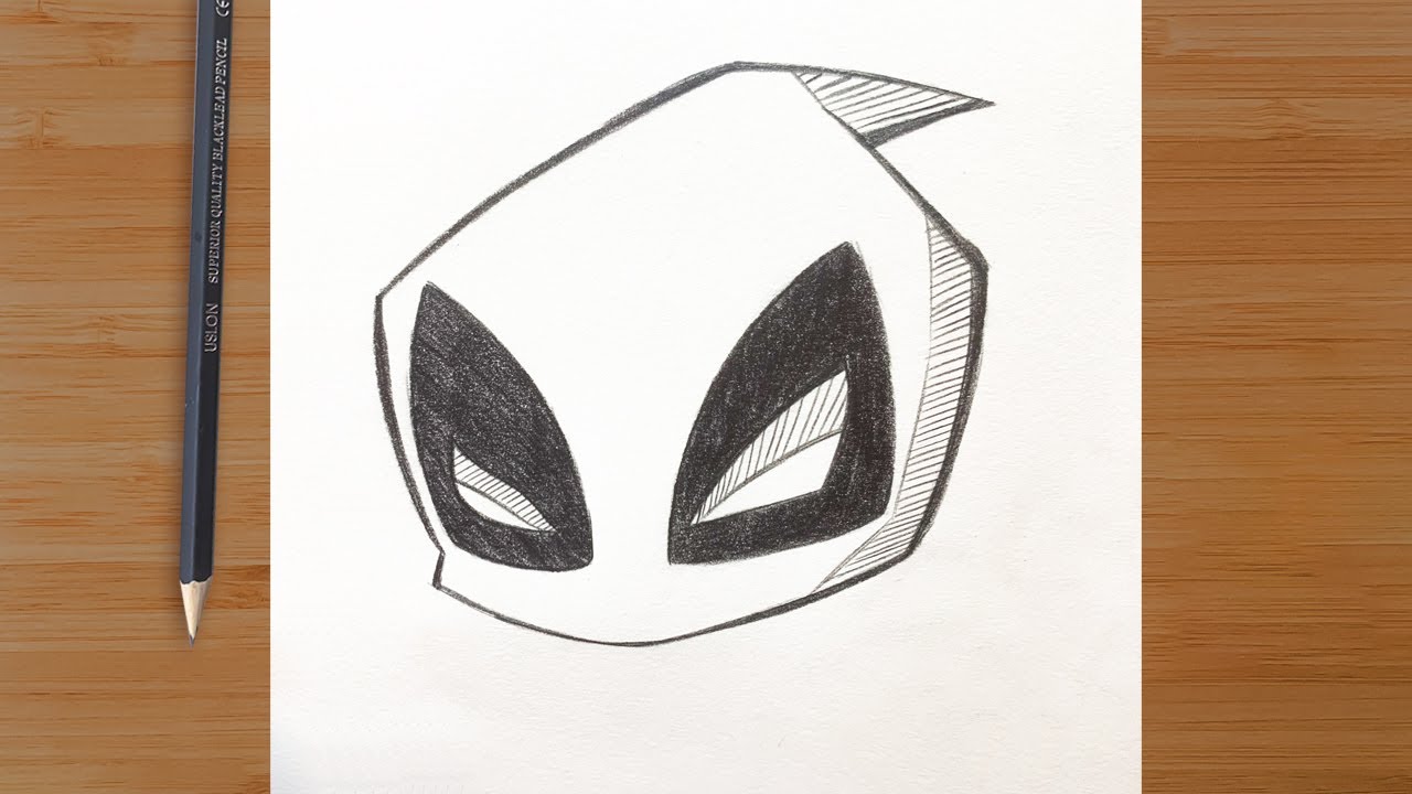 Easy Drawings - How to Draw Deadpool Step by Step ️ - YouTube