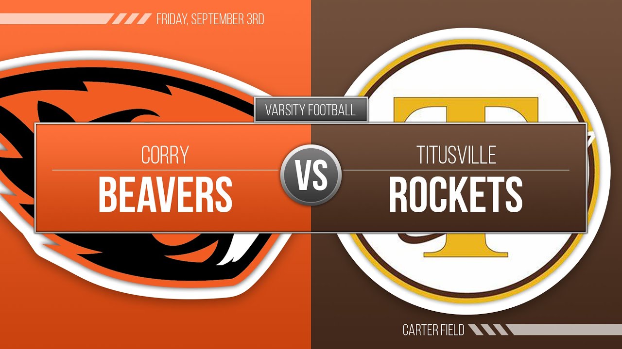 Titusville Rocket Football 2021 - Week 2 vs Corry Beavers - YouTube