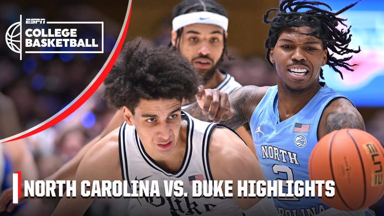 North Carolina Tar Heels vs. Duke Blue Devils | Full Game Highlights ...