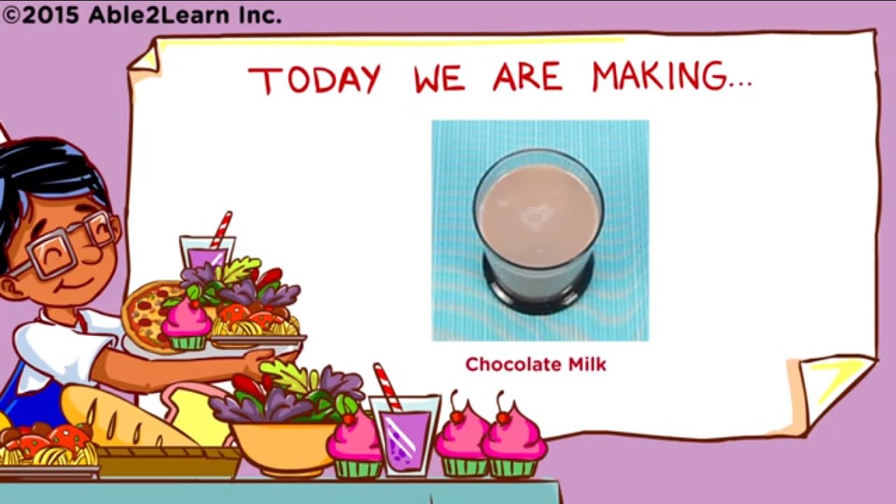 Let's Cook! Life Skills - Kids with Autism - Chocolate Milk (Level 3 ...