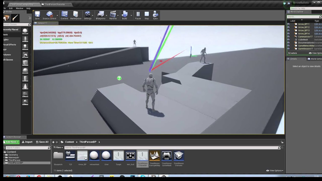 UE4 ballistic aiming - YouTube