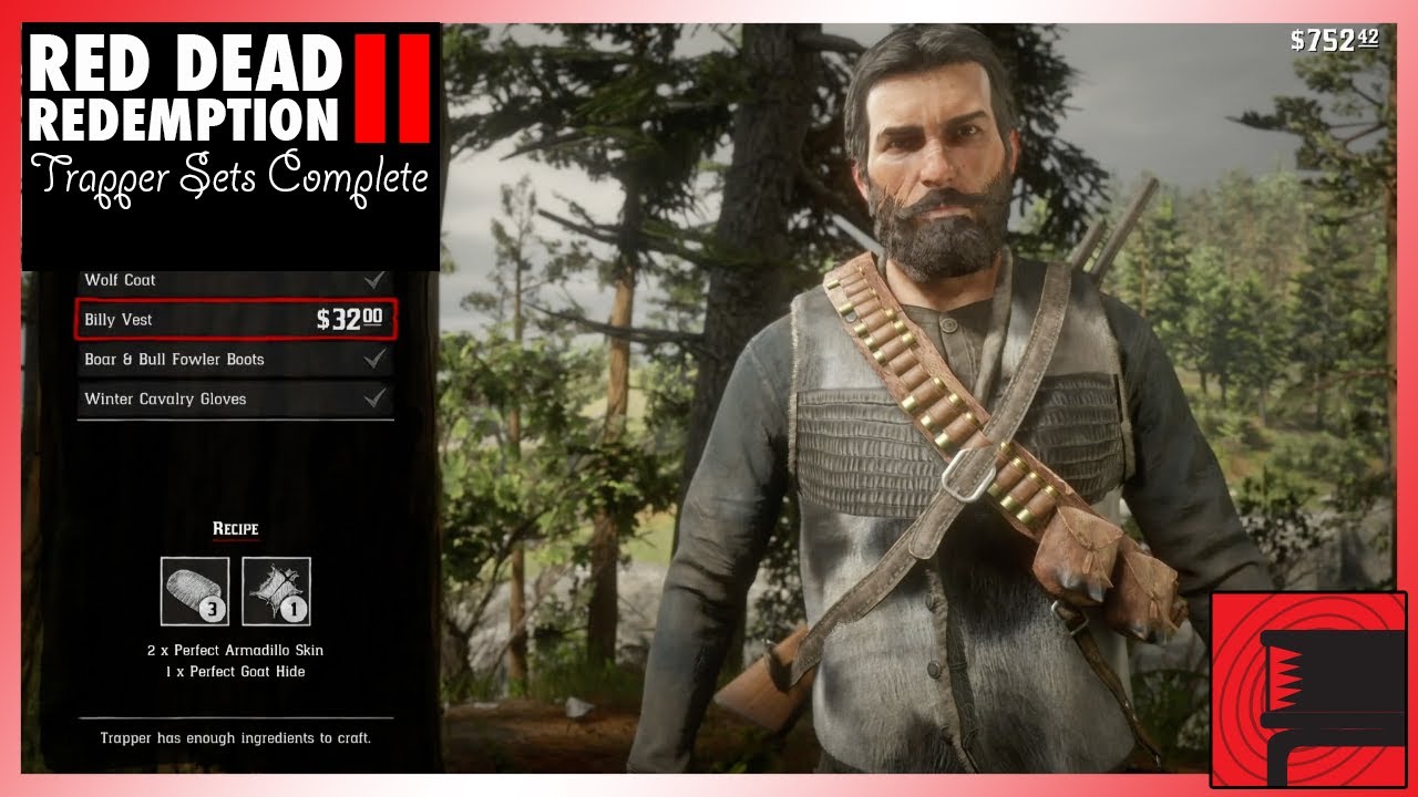 Red Dead Redemption 2: Trapper Sets Complete - YouTube